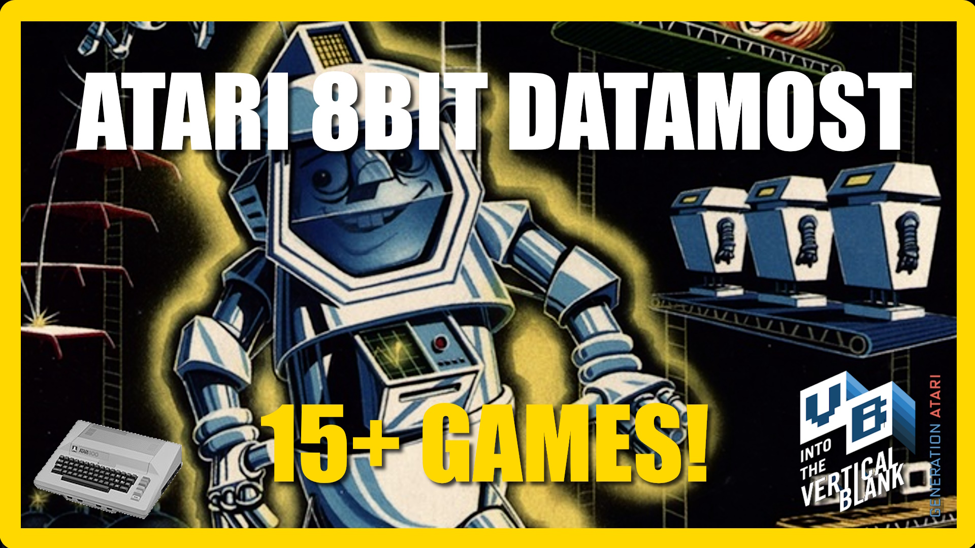 Atari 8bit Datamost Game Exploration 15+ Classic 8bit Games