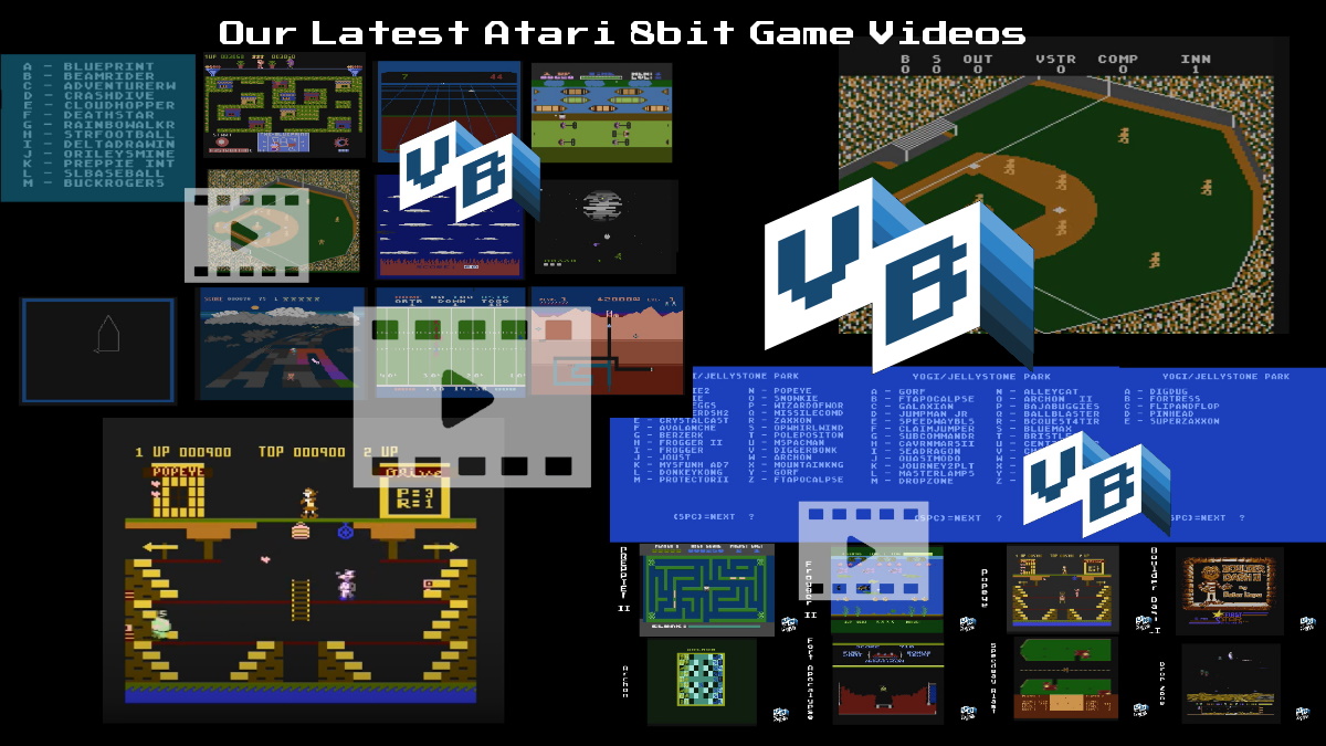 Our Latest Atari 8bit Computer Videos