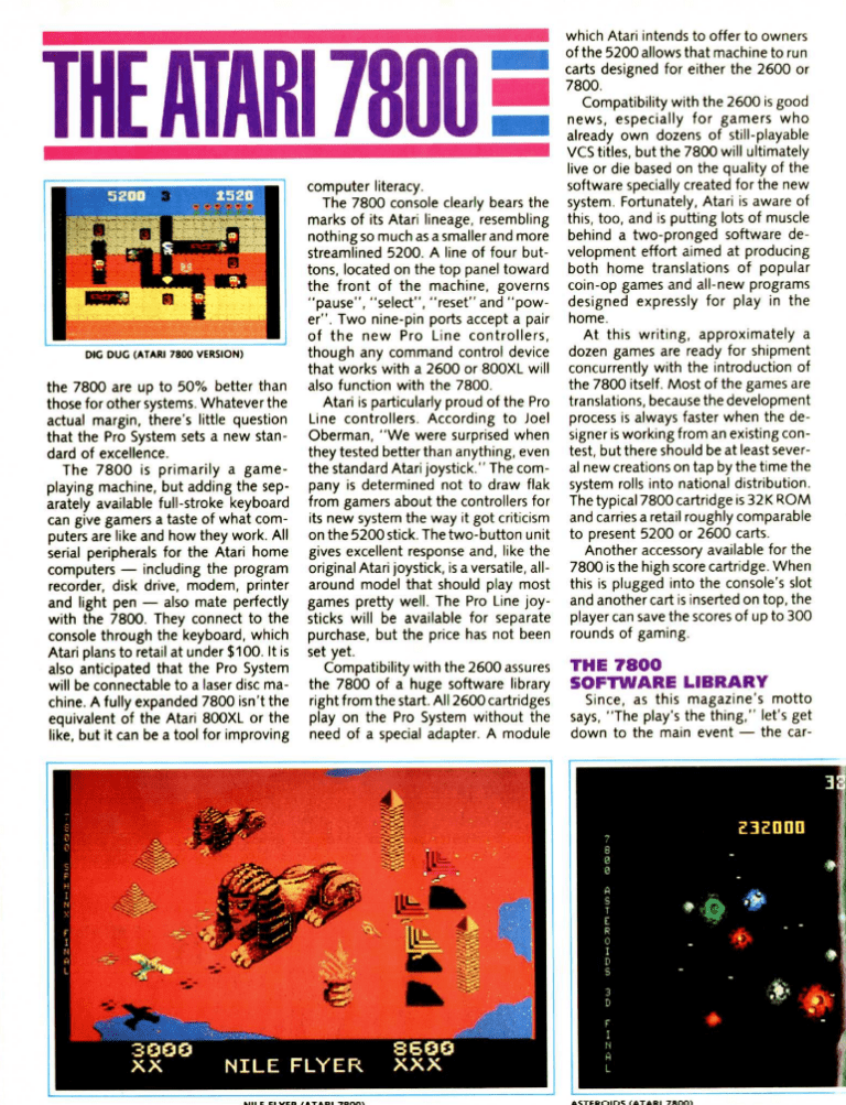 Atari 7800 Basic Lessons 1-3 – Generation Atari