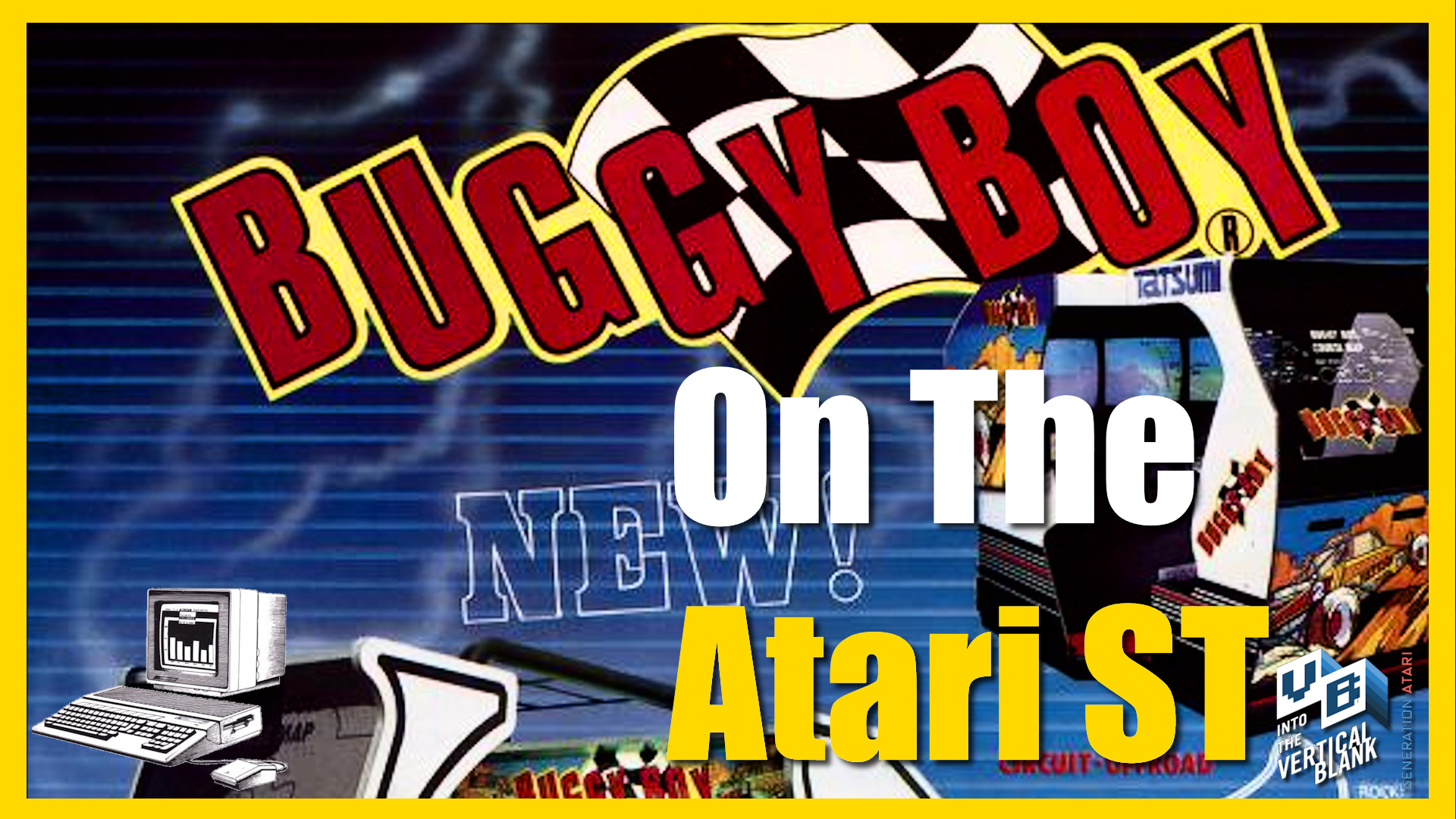 STA1! really? Atari ST Buggy Boy. One on the best ST Arcade Ports